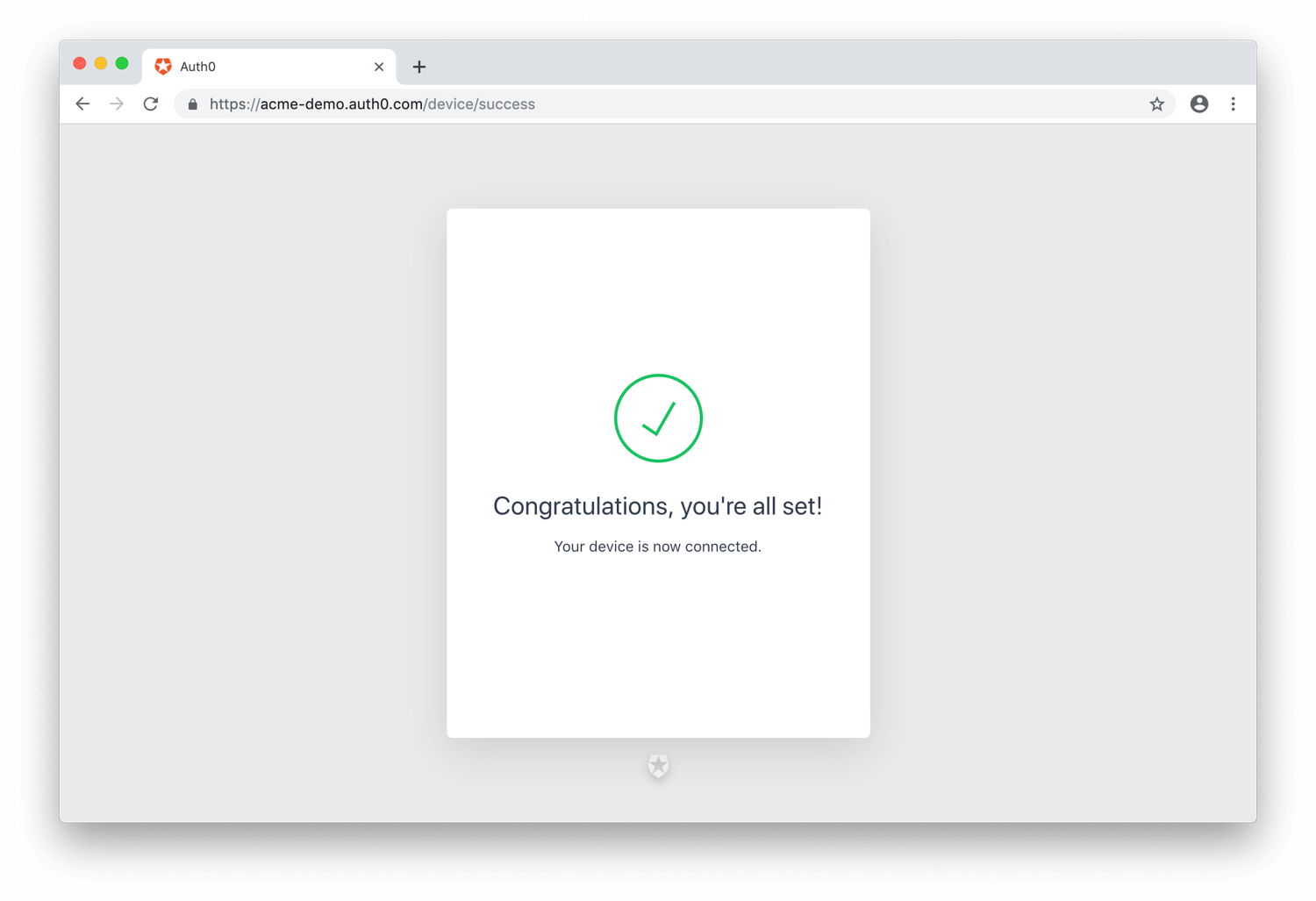 Auth0 Device Authorization Flow SDK Quickstarts: Login