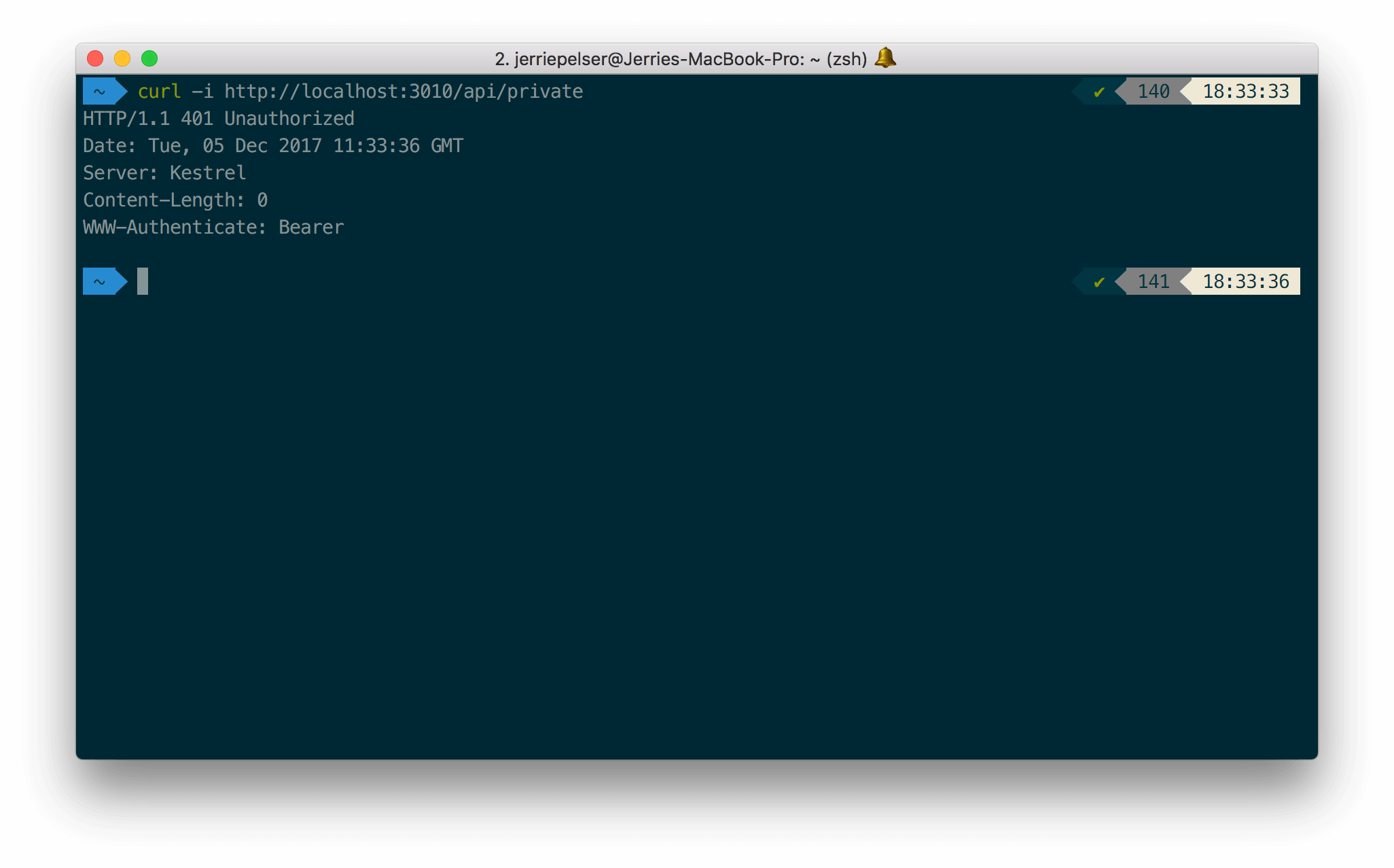 Auth0 Python API SDK Quickstarts: Using your API