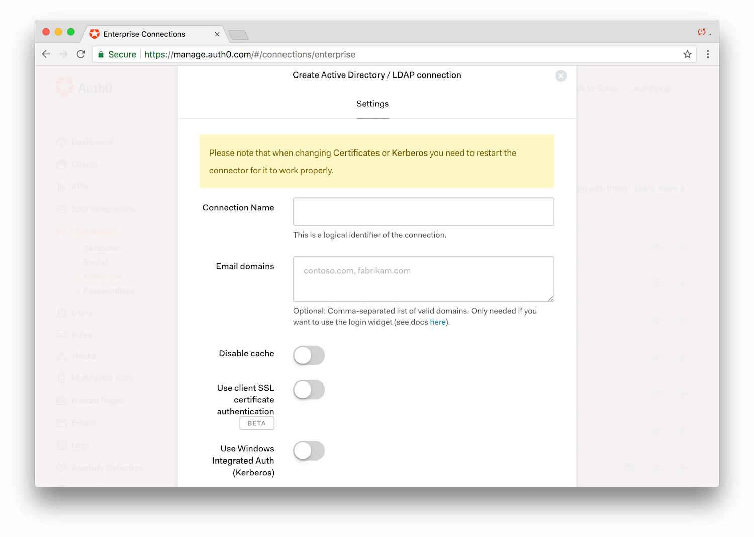 Using Ldap Authentication With Auth0
